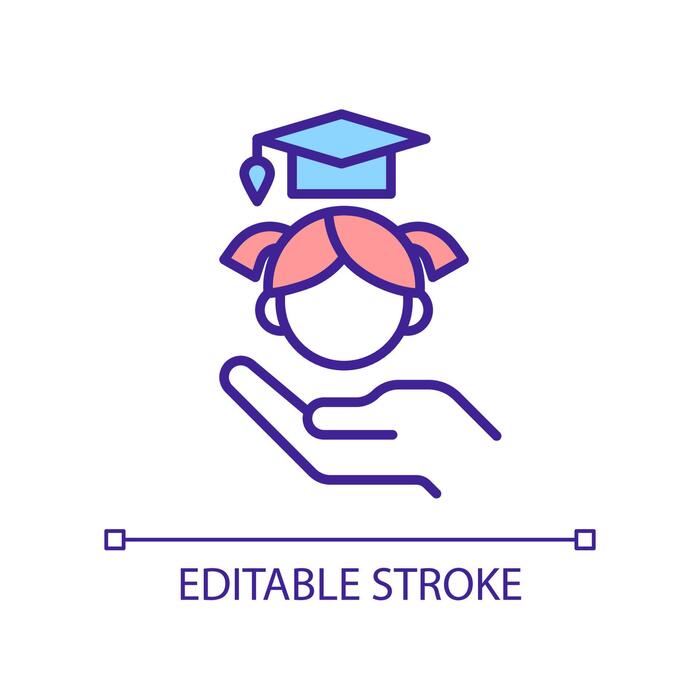 Kids Line Drawing Vector Art, Icons, and Graphics for Free Download