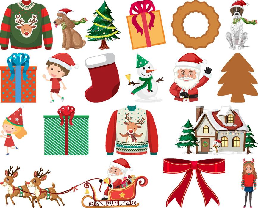 Christmas Things Vector Art, Icons, and Graphics for Free Download