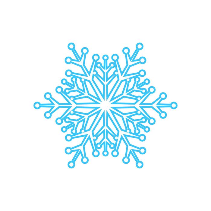 Simple Snowflake Vector Art, Icons, and Graphics for Free Download