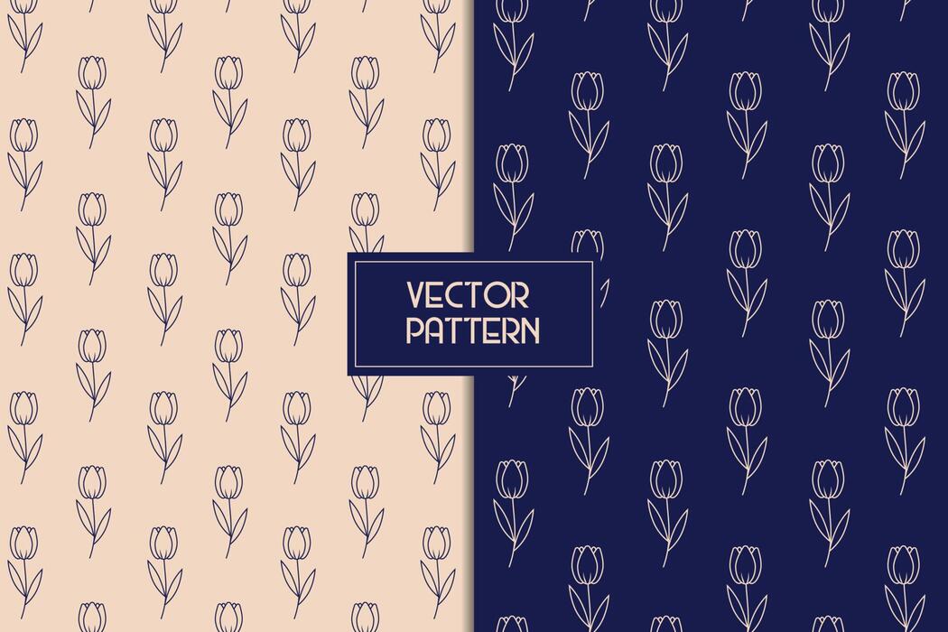 Flower Line Pattern Vector Art, Icons, and Graphics for Free Download