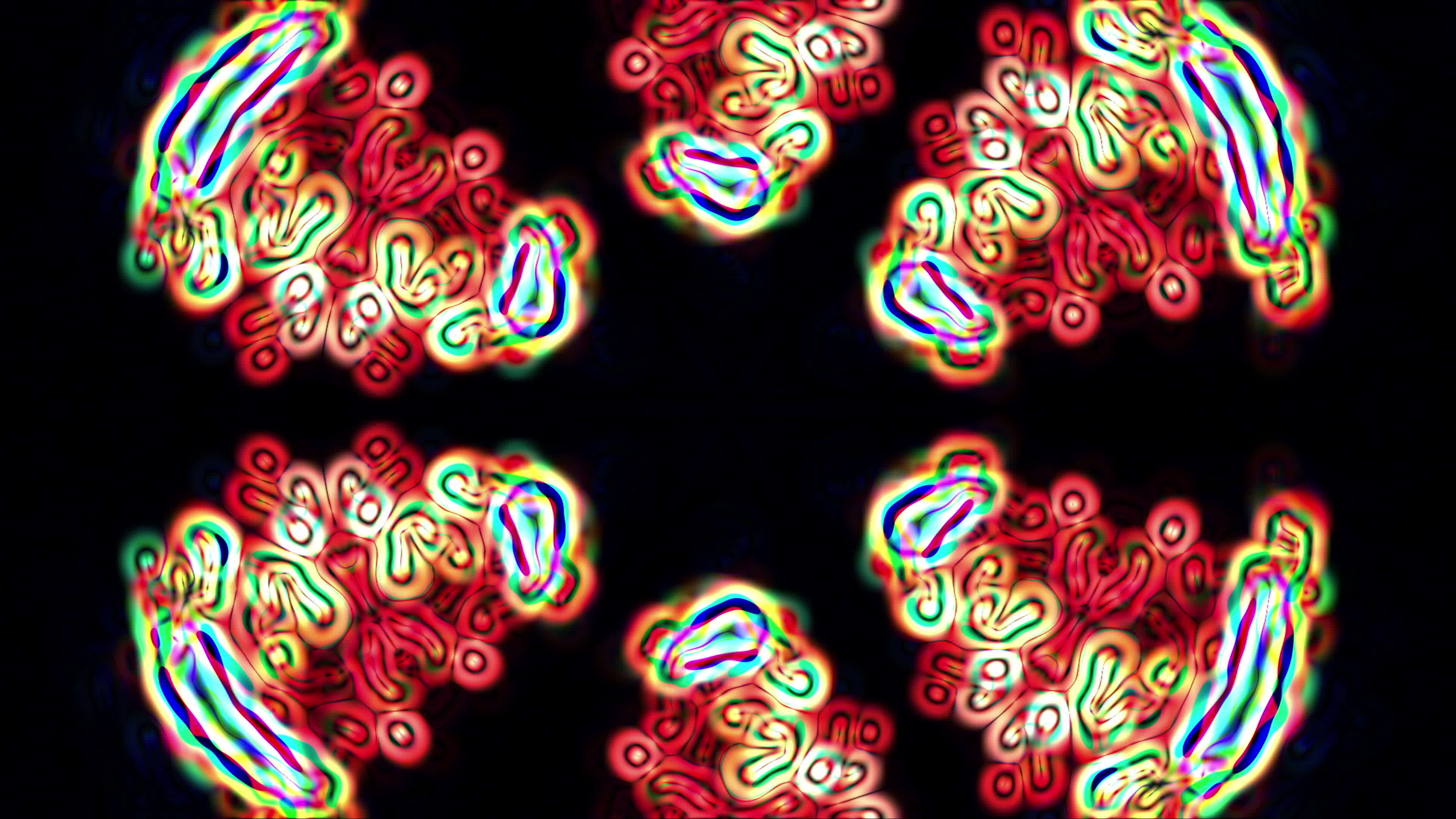 Abstract fluid forms pulse, ripple and flow - Loop 14031287 Stock Video ...