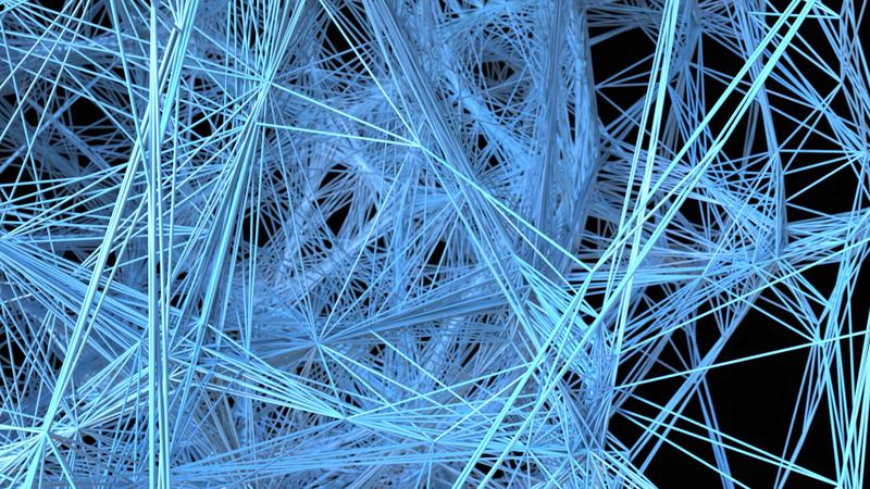 Abstract Generative Digital Art Structure 14031301 Stock Video at Vecteezy