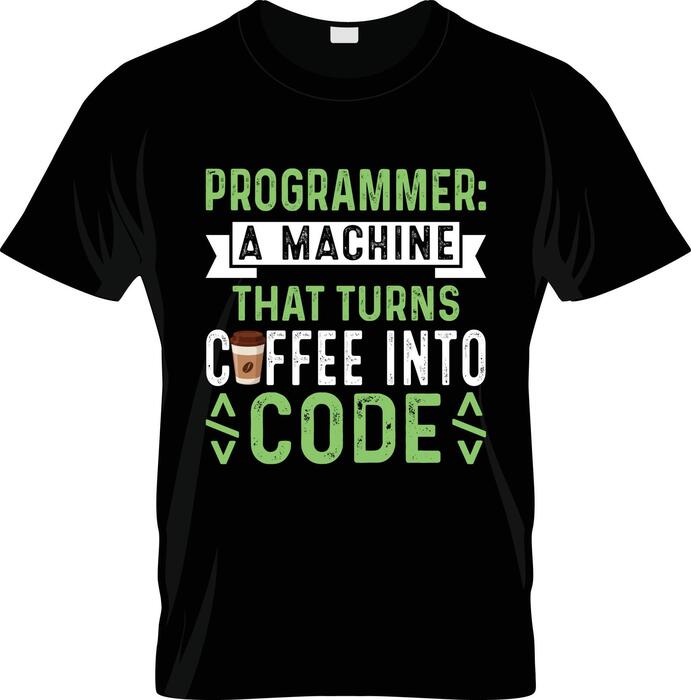 Programmer T Shirt Vector Art, Icons, and Graphics for Free Download