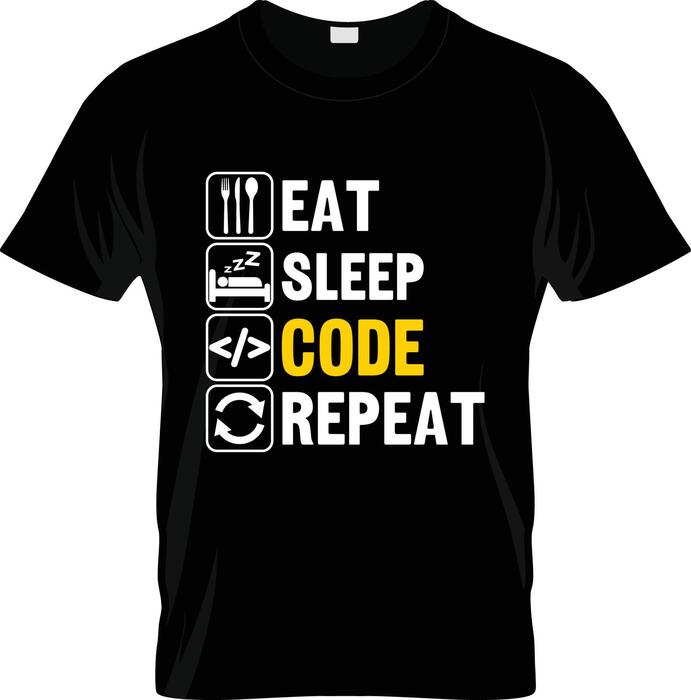 Eat Sleep Code Vector Art, Icons, and Graphics for Free Download