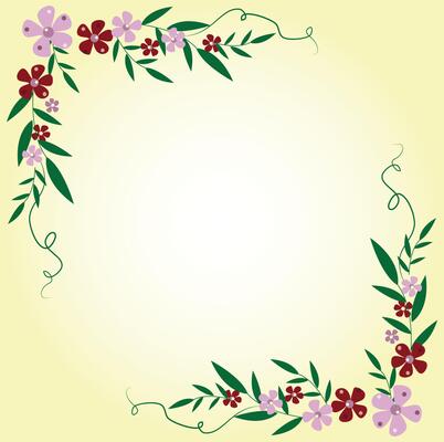 Flower Border Clip Art Vector Art, Icons, and Graphics for Free Download