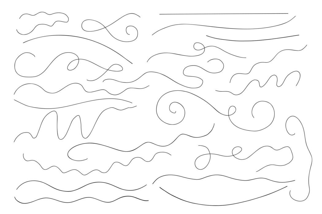 Wispy Lines Vector Art, Icons, and Graphics for Free Download