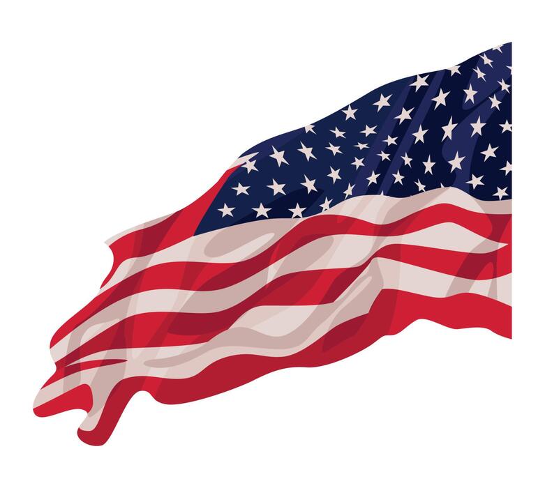 American Flag Waving Vector Art, Icons, and Graphics for Free Download