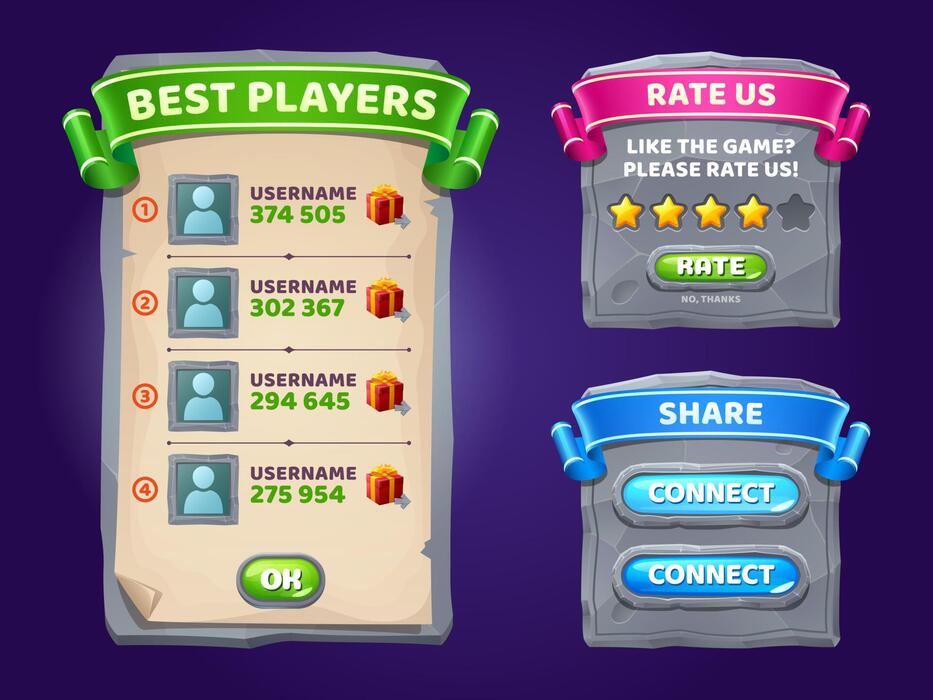 Card Game Ui Vector Art, Icons, and Graphics for Free Download