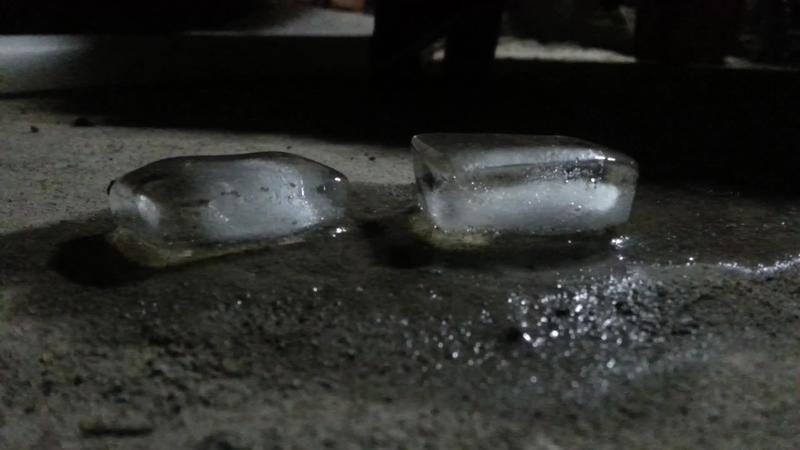 Ice Cubes Melting Time Lapse. 14180440 Stock Video at Vecteezy