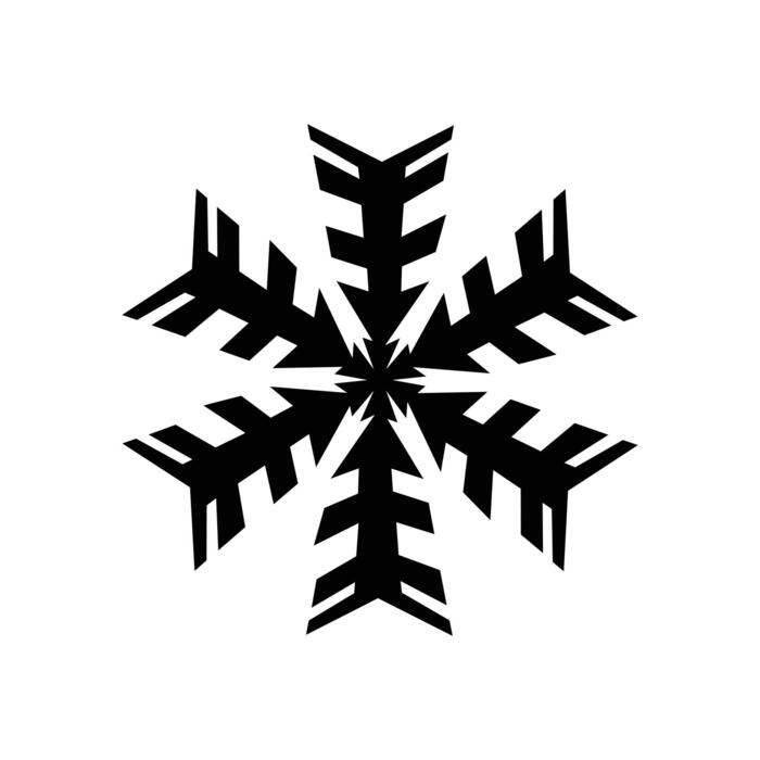 Simple Snowflake Vector Art, Icons, and Graphics for Free Download