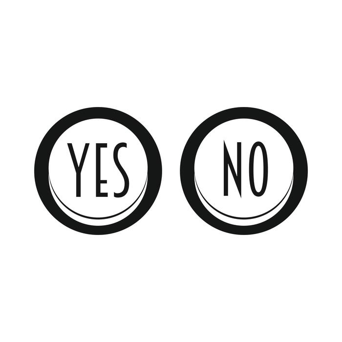 Yes No Button Vector Art, Icons, and Graphics for Free Download