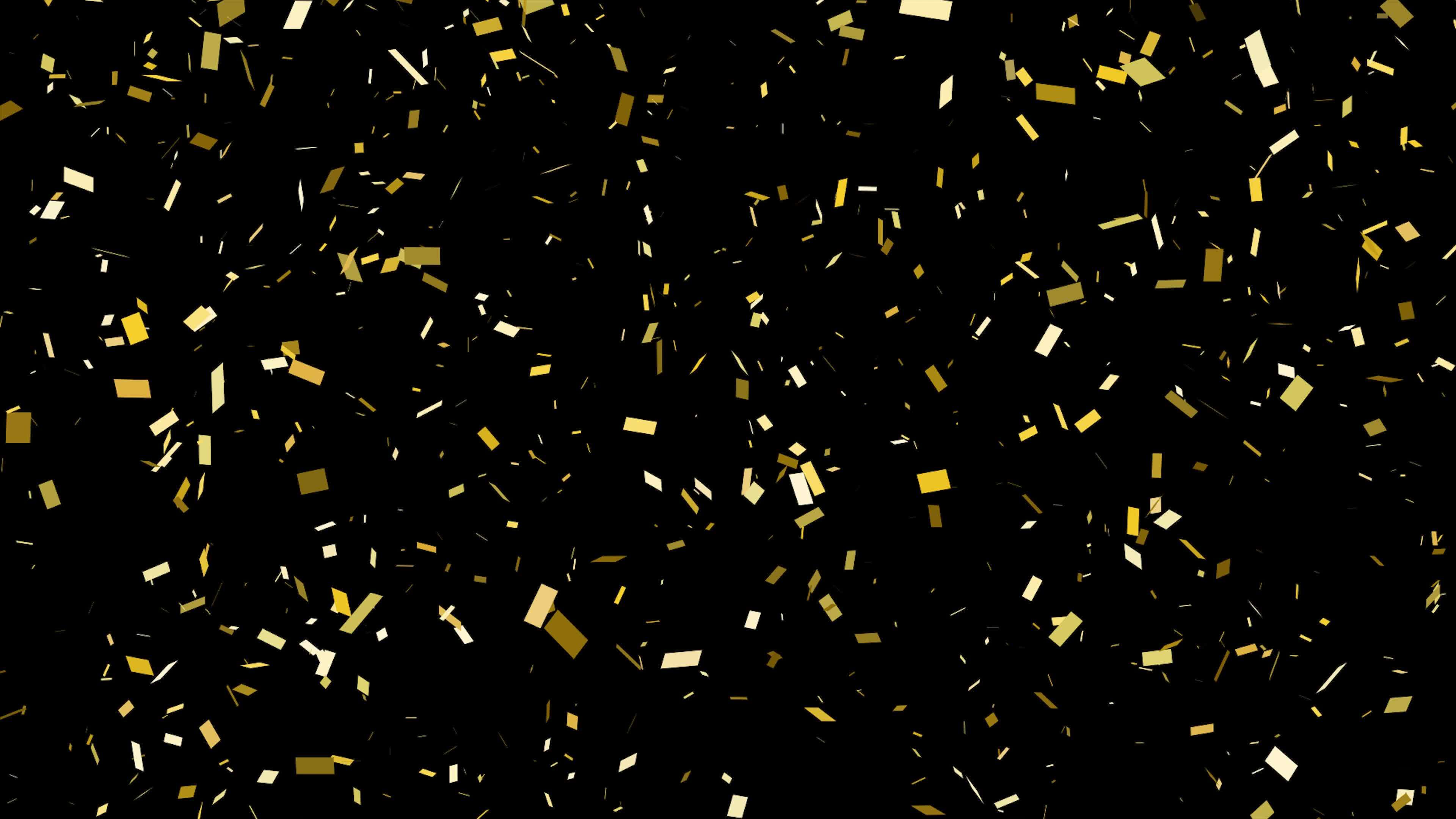 Colorful Confetti Particles Falling Over White Background, Confetti Falling Celebration ...