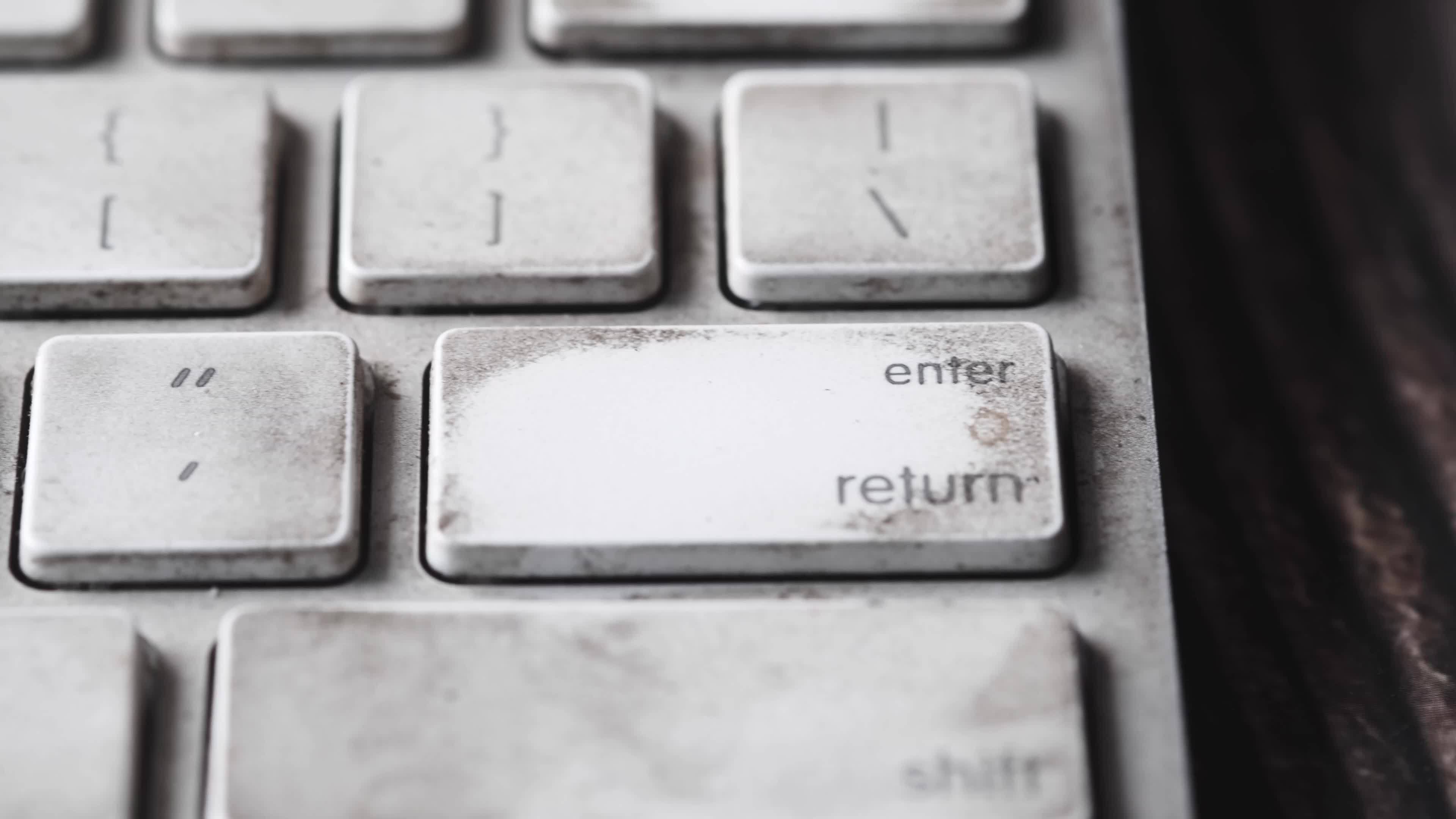 Dirty keyboard enter return key button 14205701 Stock Video at Vecteezy Dirty keyboard enter return key button 14205701 Stock Video at Vecteezy