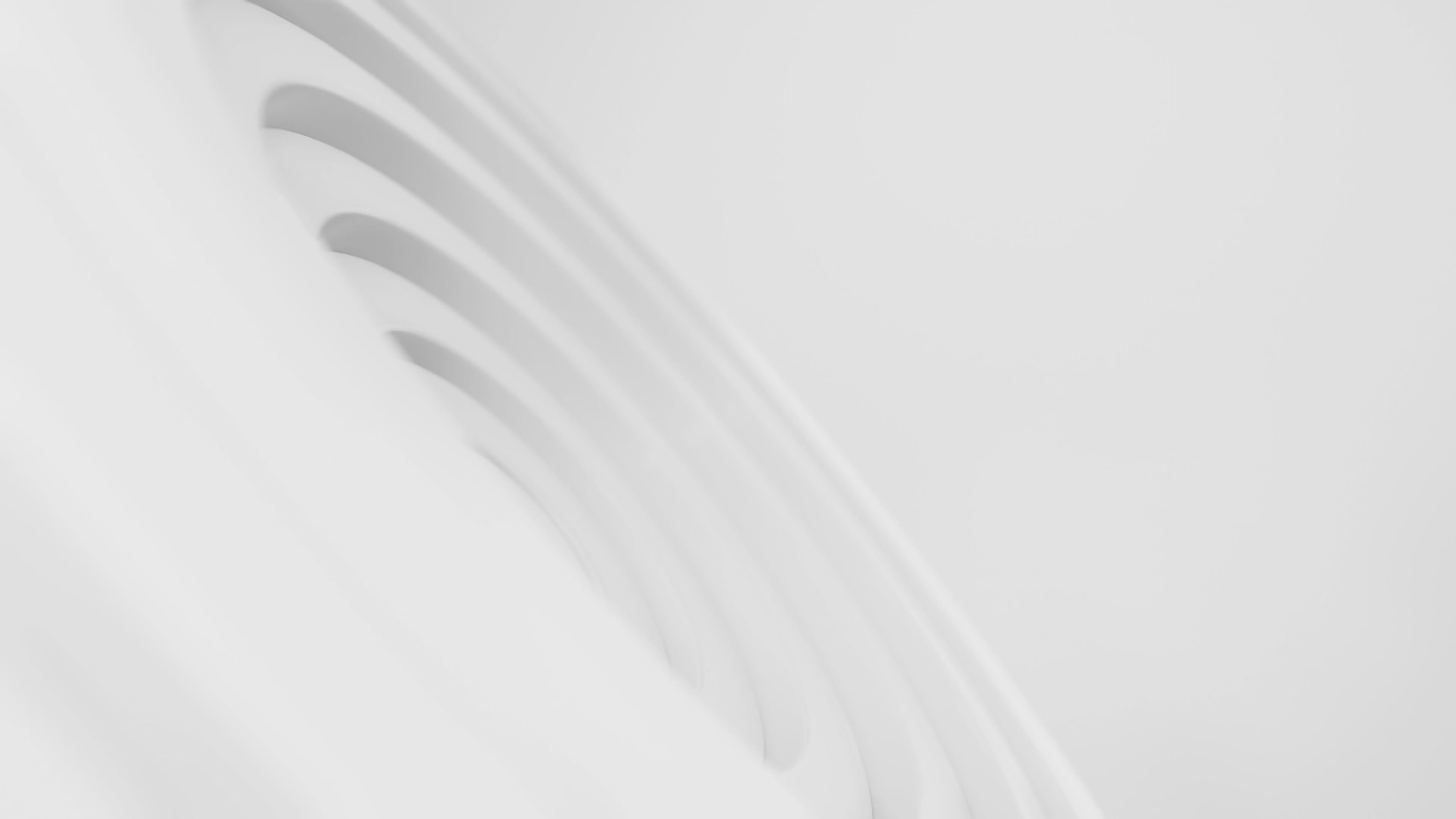 White Abstract circle wave flow background, Seamless loop 4k 3d rendering 14212946 Stock Video ...