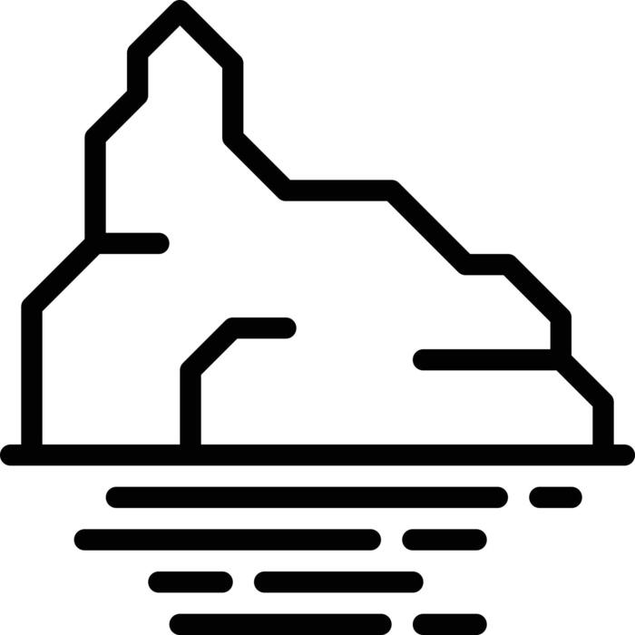 Iceberg Outline Vector Art, Icons, and Graphics for Free Download