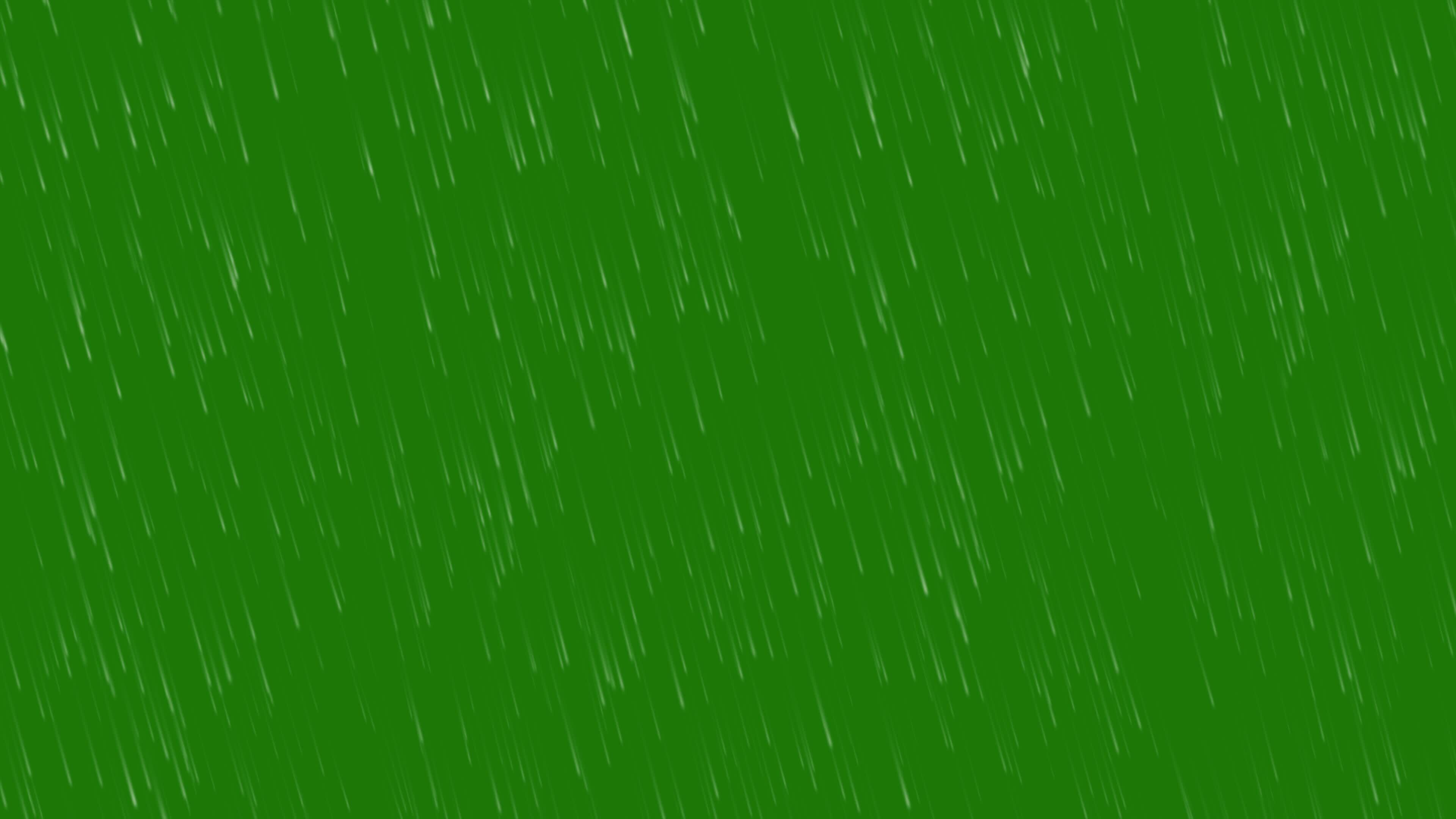 Green Screen Rain Falling On Black Background, Realistic 3d Rain Animation On Alpha Channel ...