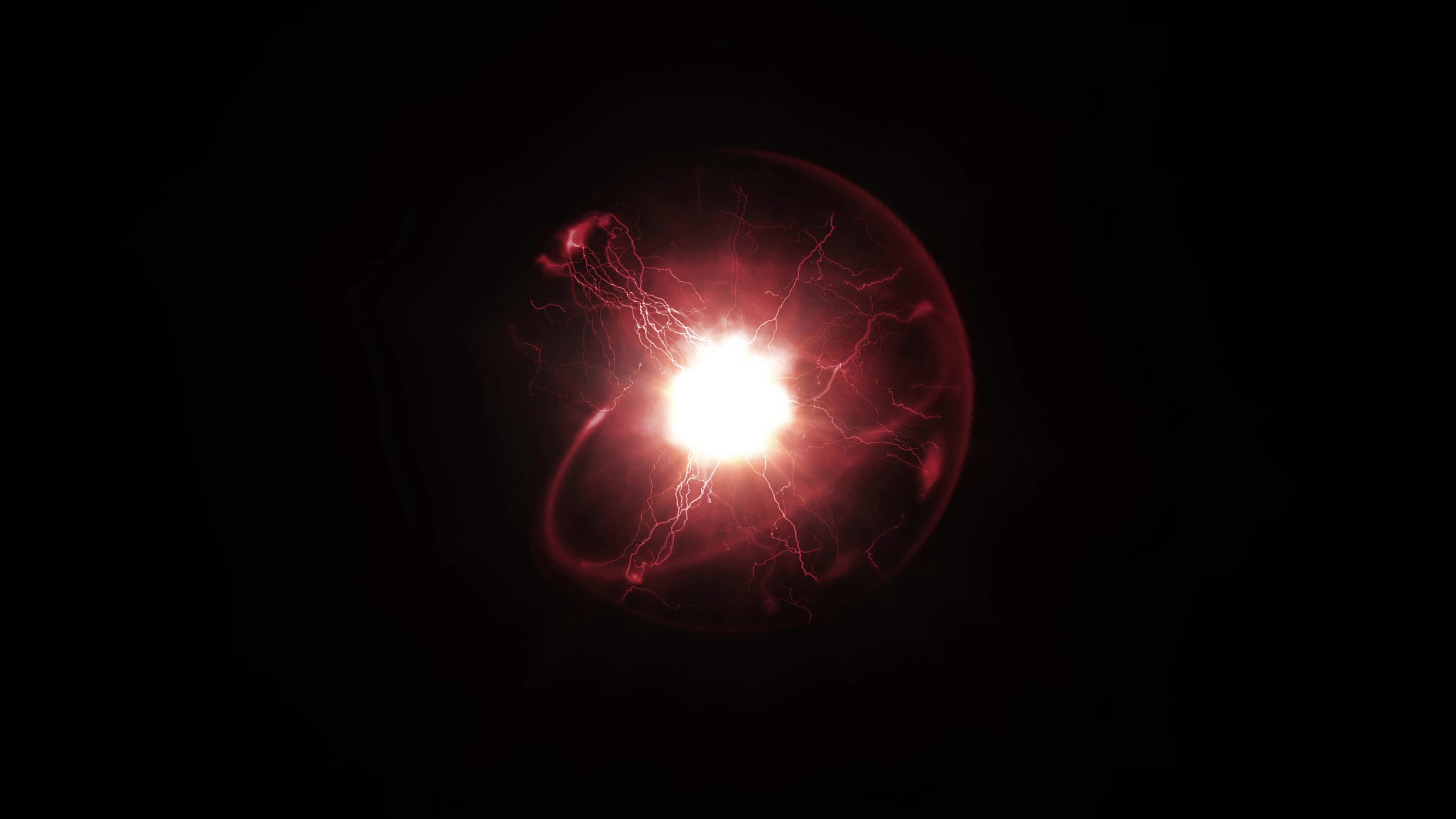 A Microscopic Atomic Particle System Loop 14295753 Stock Video At