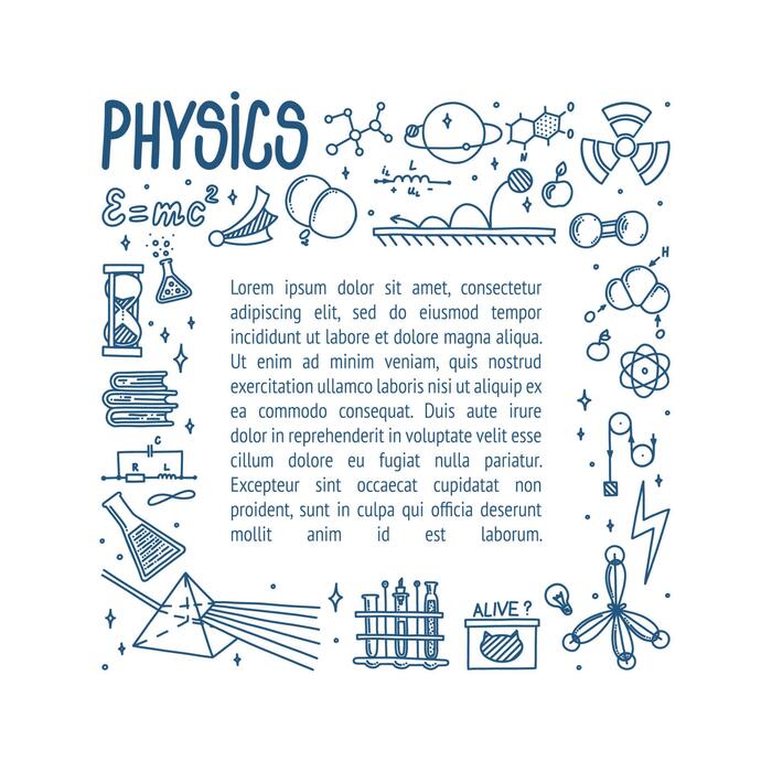 Physics Doodle Vector Art, Icons, and Graphics for Free Download