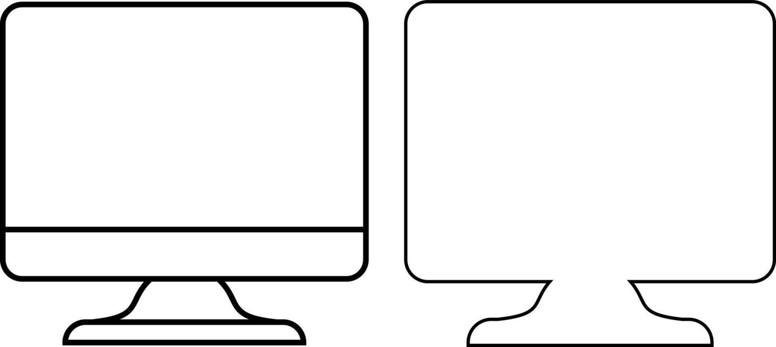 Computer Line Drawing Vector Art, Icons, and Graphics for Free Download