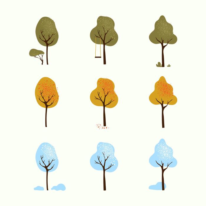 Simple Tree Vector Art, Icons, and Graphics for Free Download