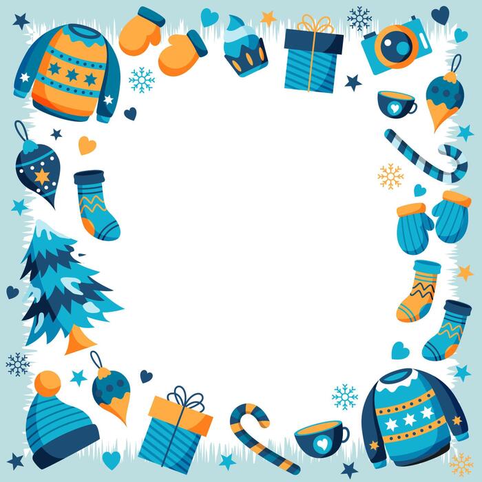 Winter Border Vector Art, Icons, and Graphics for Free Download