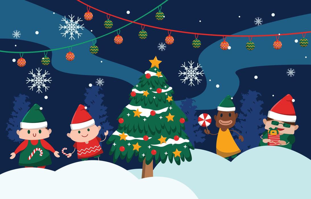 Christmas Kids Vector Art, Icons, and Graphics for Free Download