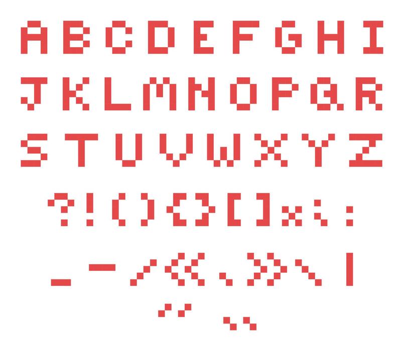 Pixel Alphabet Vector Art, Icons, and Graphics for Free Download