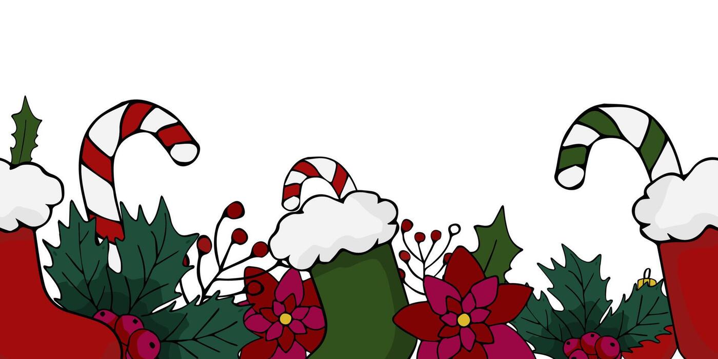 Christmas Clipart Borders Vector Art, Icons, and Graphics for Free Download