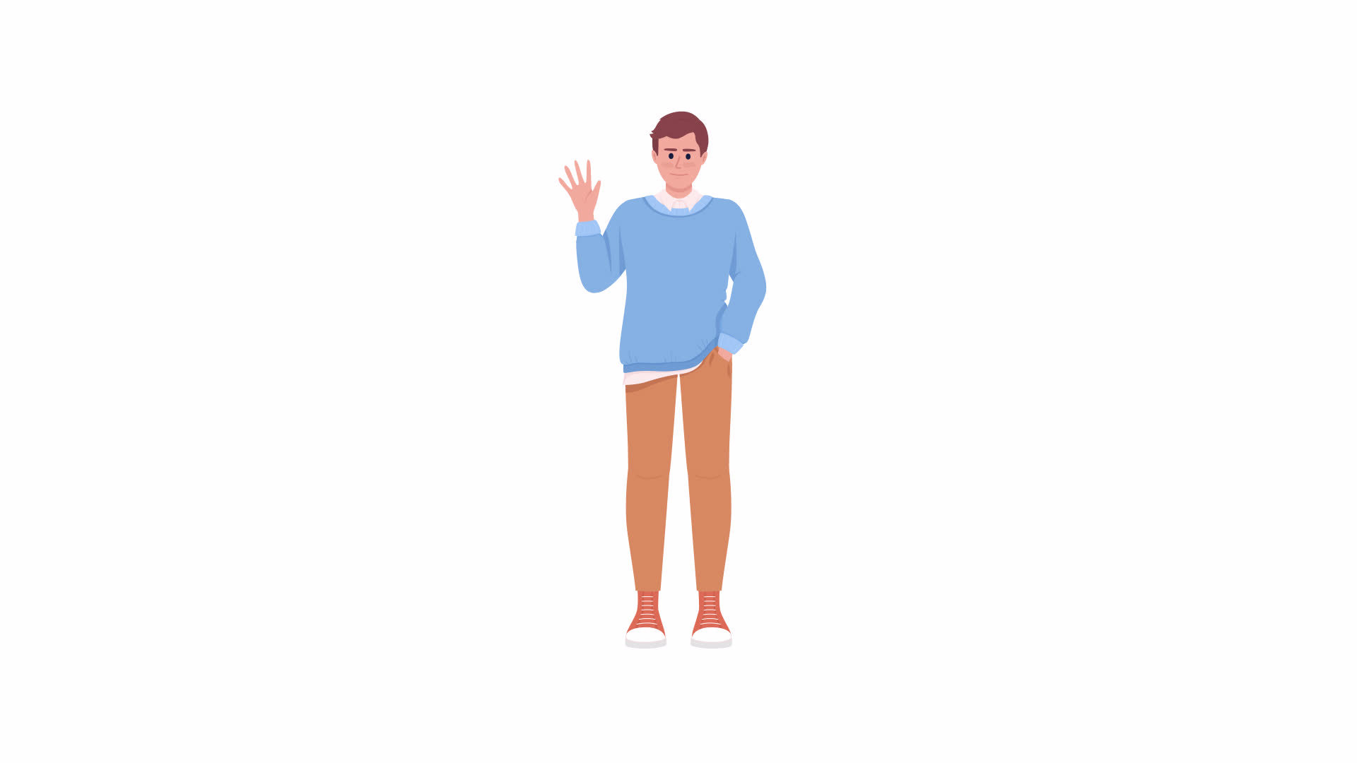 Hand Waving Animation 9,100+ Man Waving Hand Cartoon Stock Photos,