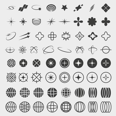 Y2k Star Vector Art, Icons, and Graphics for Free Download