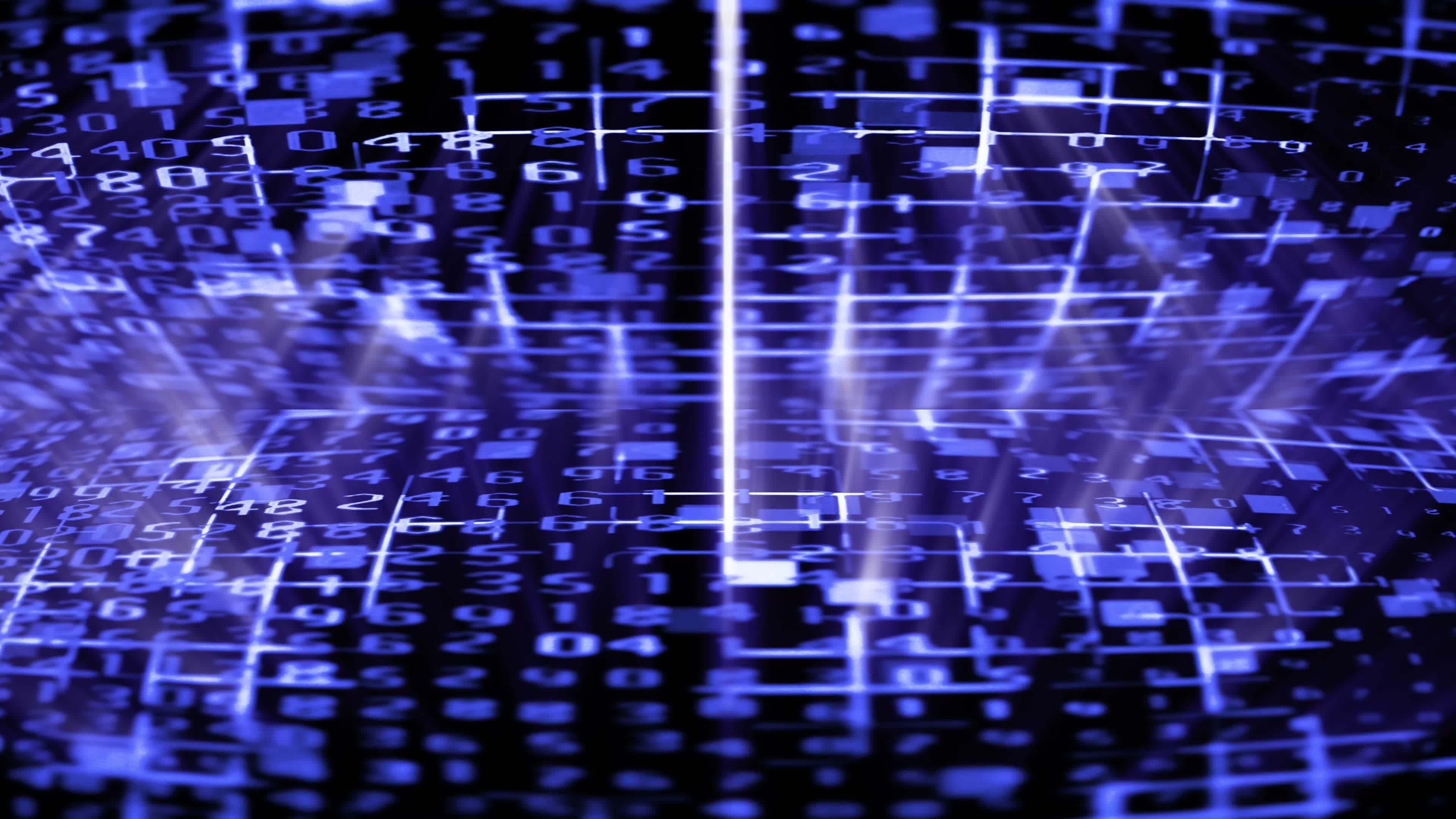 Streaming Data Abstraction With Numbers Lines And Light Effects Loop
