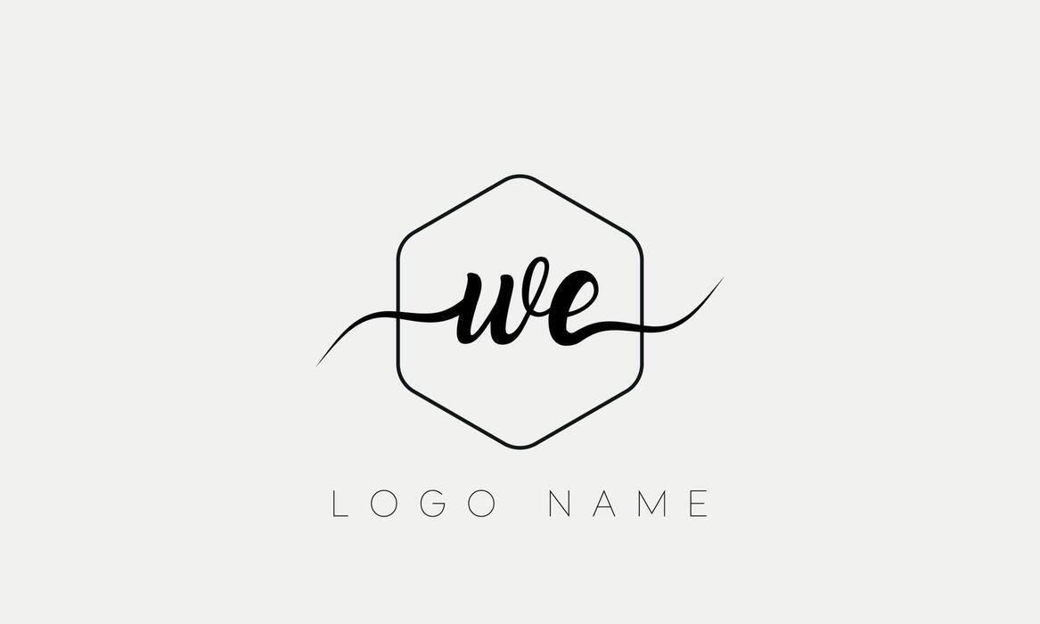 Letter We Logo Vector Art, Icons, and Graphics for Free Download