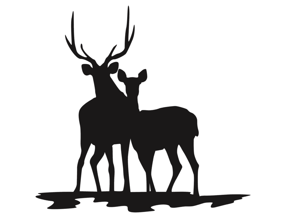 Deer Silhouette PNGs for Free Download