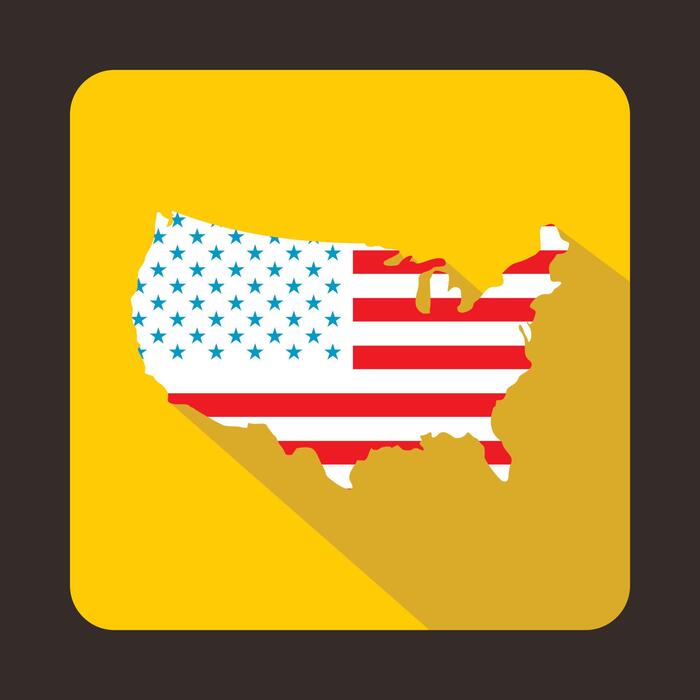 Usa Map Icon Vector Art, Icons, and Graphics for Free Download