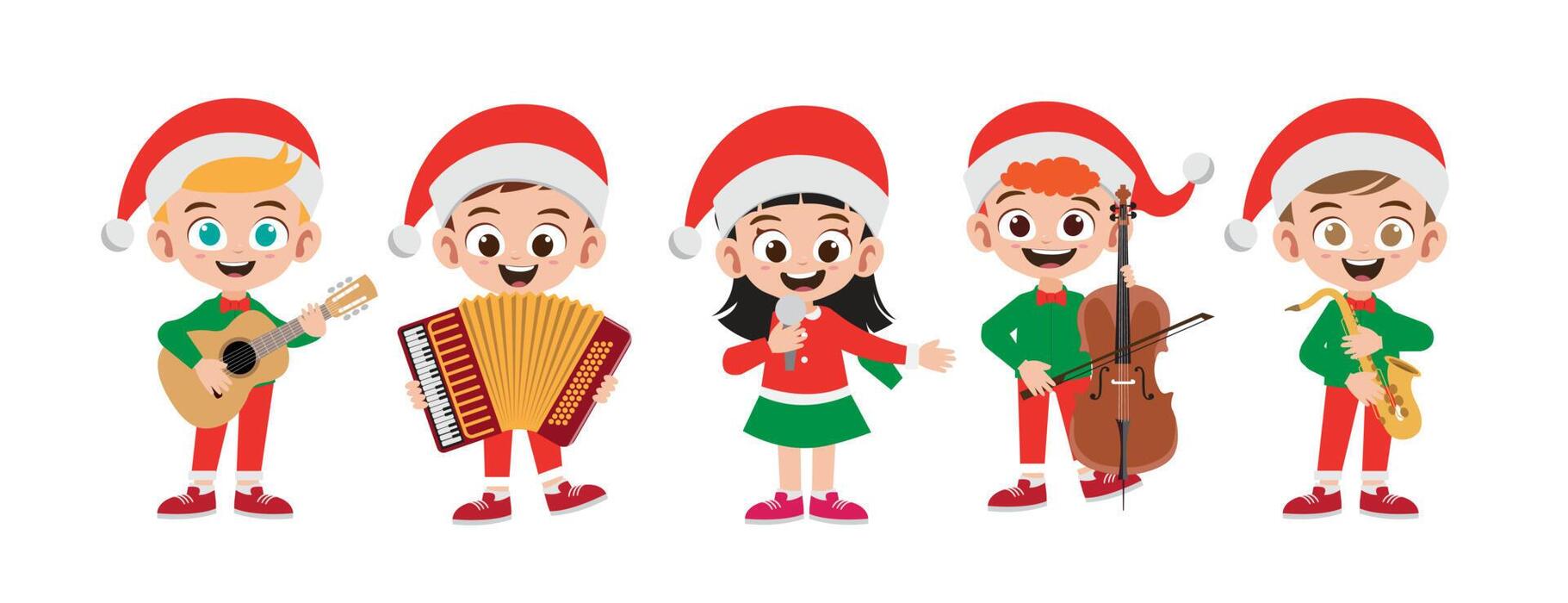 Christmas Kids Vector Art, Icons, and Graphics for Free Download
