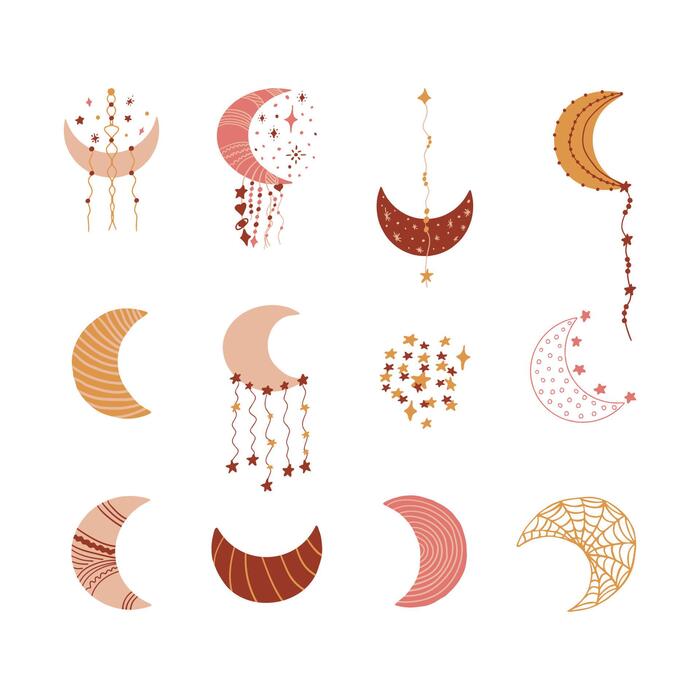 Moon Shapes Vector Art, Icons, and Graphics for Free Download