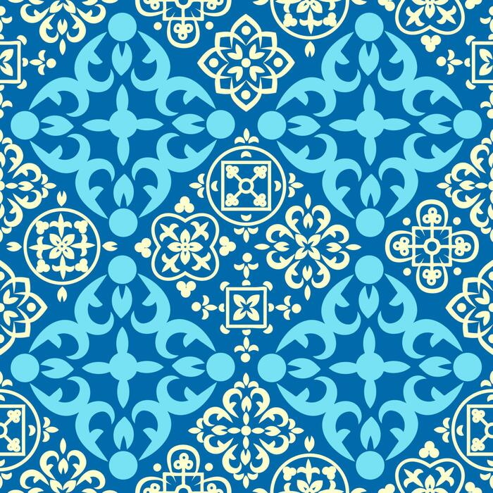 Moroccan Tile Pattern Vector Art, Icons, and Graphics for Free Download