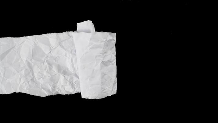 Crumpled Paper Stop Motion Stock Video Footage for Free Download