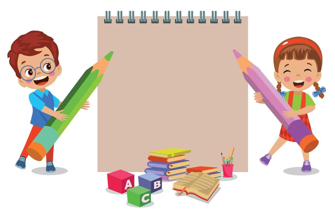 Kids Drawing Book Vector Art, Icons, and Graphics for Free Download