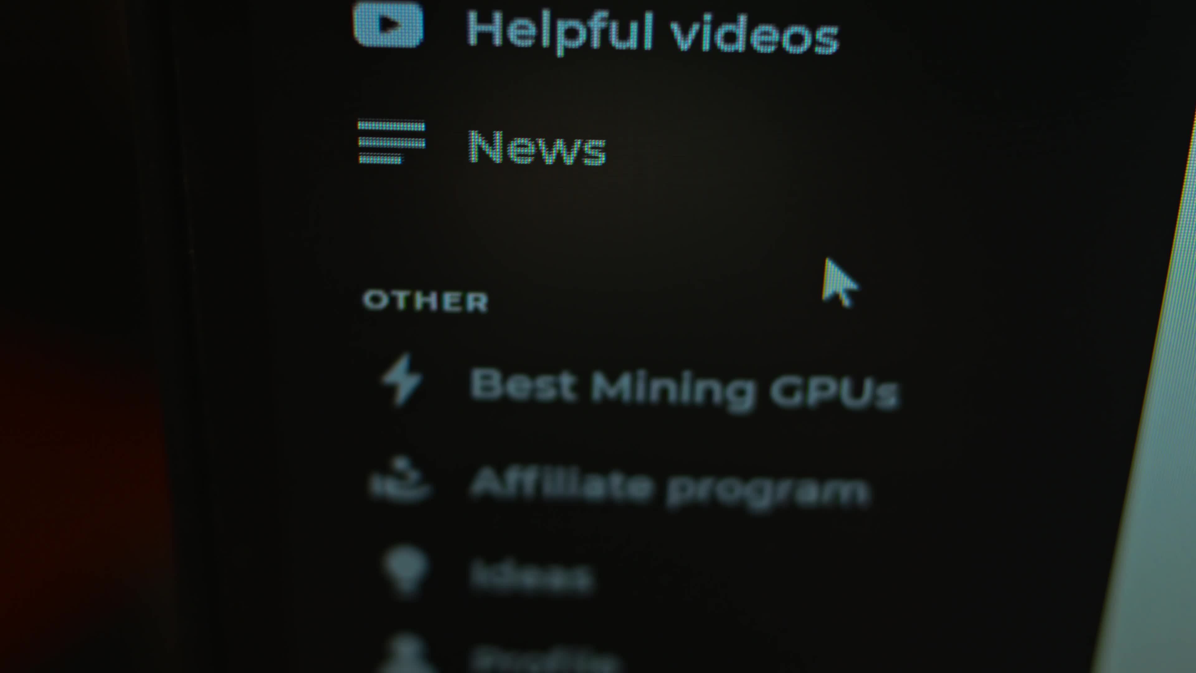 Cryptocurrency Mining On A Computer Screen The Algorithm Of The Computer Program On The Monitor