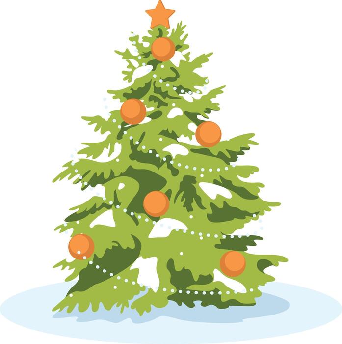 Christmas Tree Art Vector Art, Icons, and Graphics for Free Download