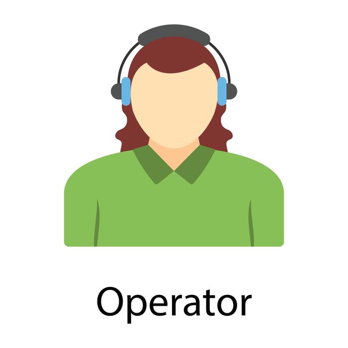 Operator Icon Vector Art, Icons, and Graphics for Free Download