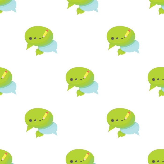 Chat Pattern Vector Art, Icons, and Graphics for Free Download