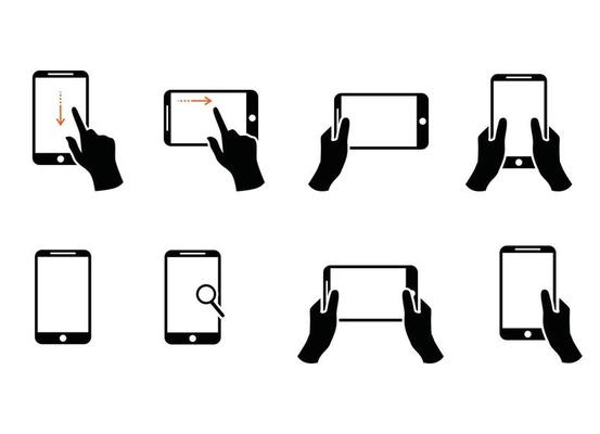 Hand Using Phone Vector Art Icons And Graphics For Free Download