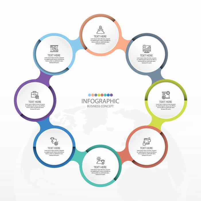 Loop Infographic Vector Art, Icons, and Graphics for Free Download