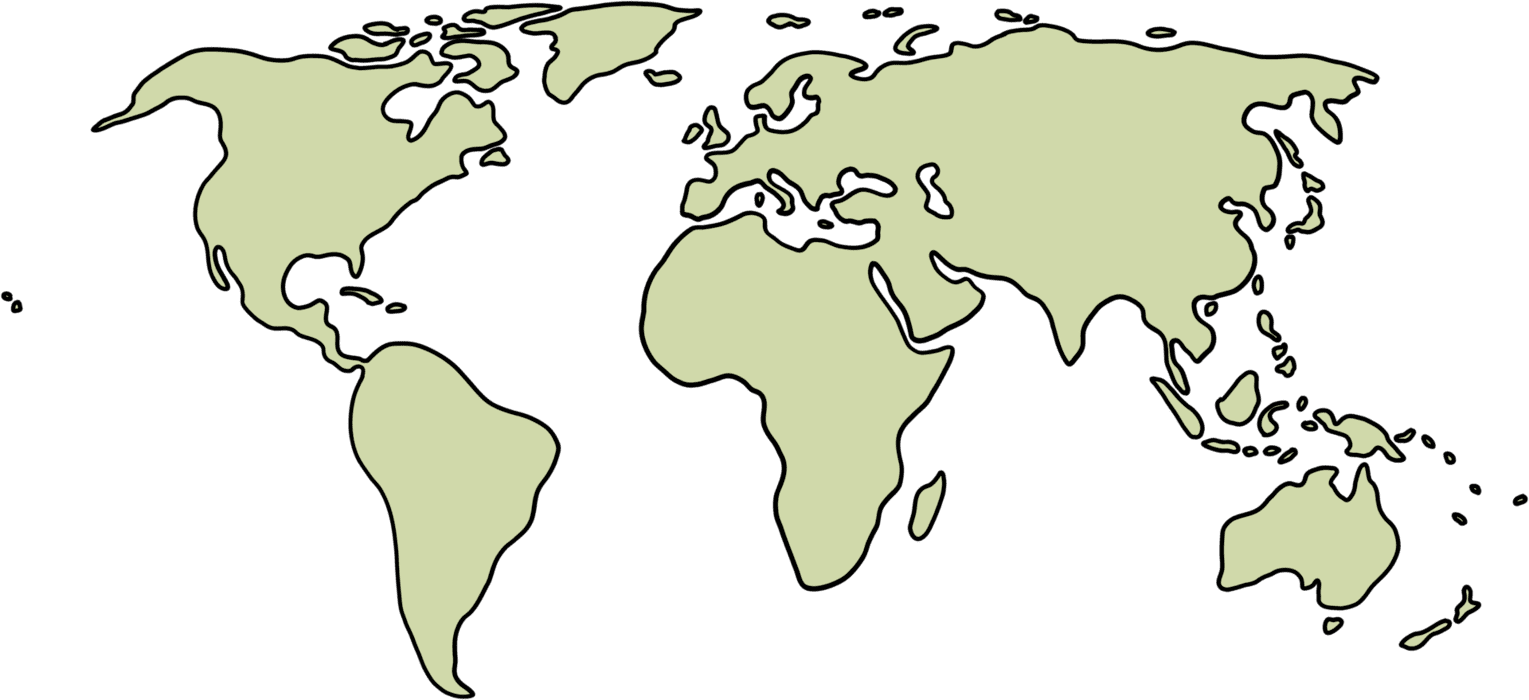 Flat World Map PNGs for Free Download