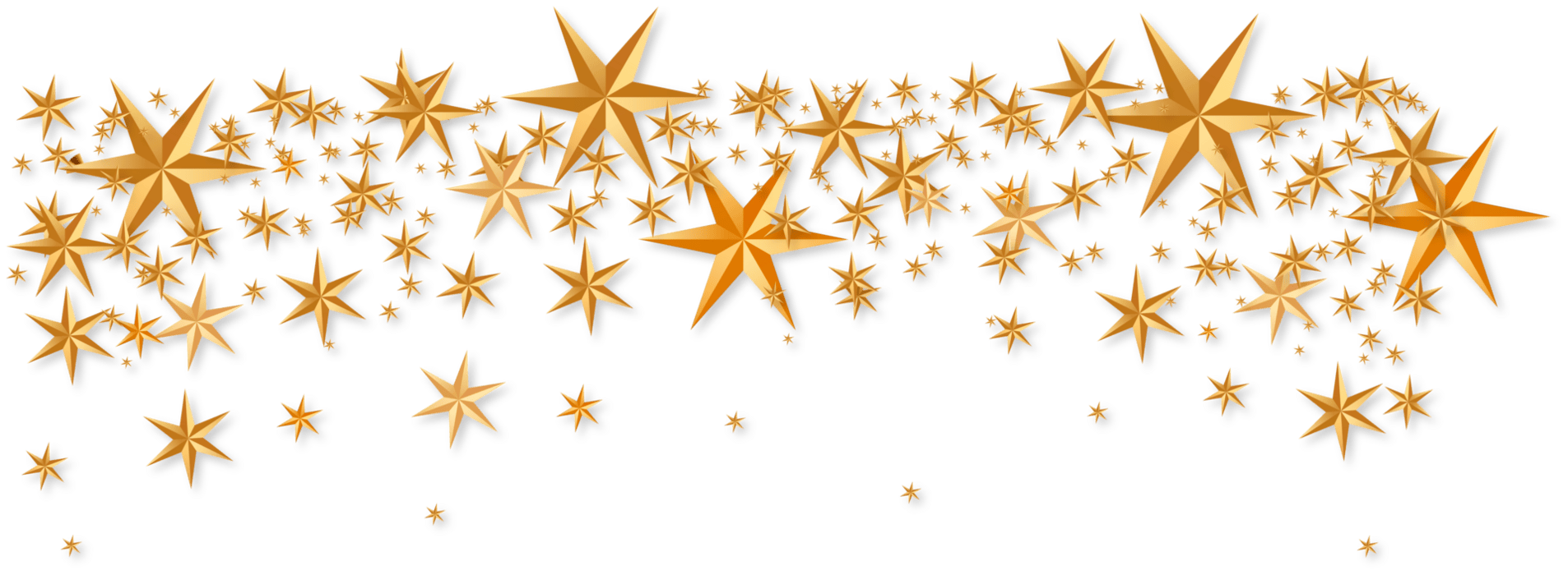 Estrelas Douradas PNGs para download gratuito