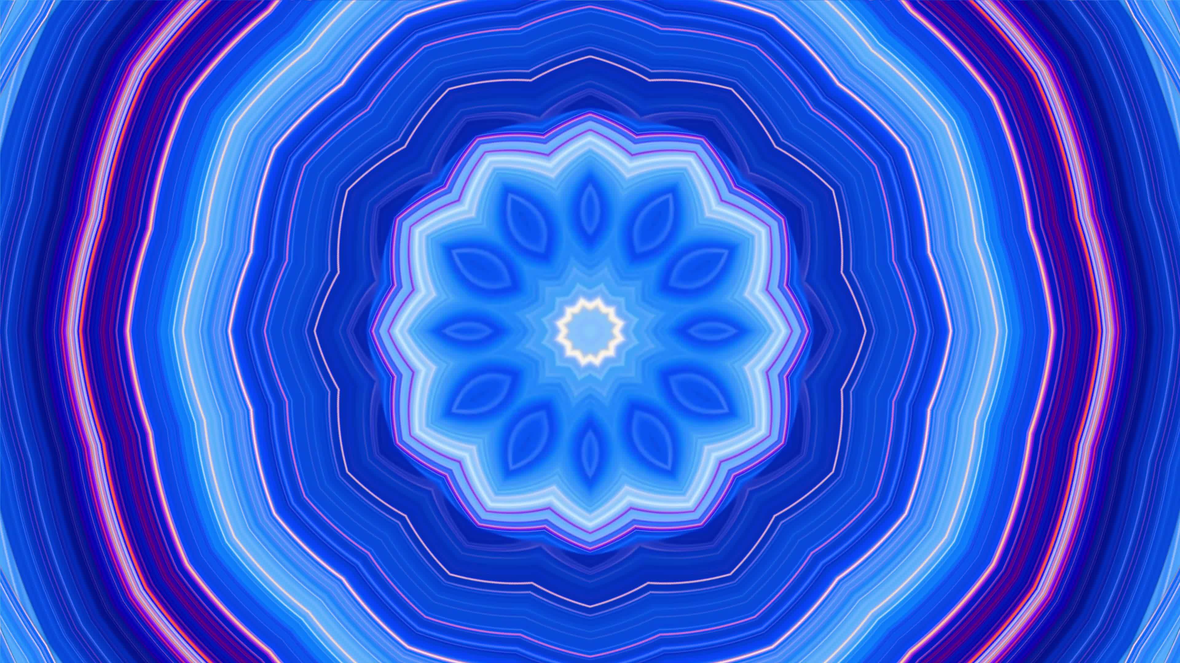 Dreamy Futuristic Ornament Kaleidoscope Pattern Motion Background 15131628 Stock Video At Vecteezy