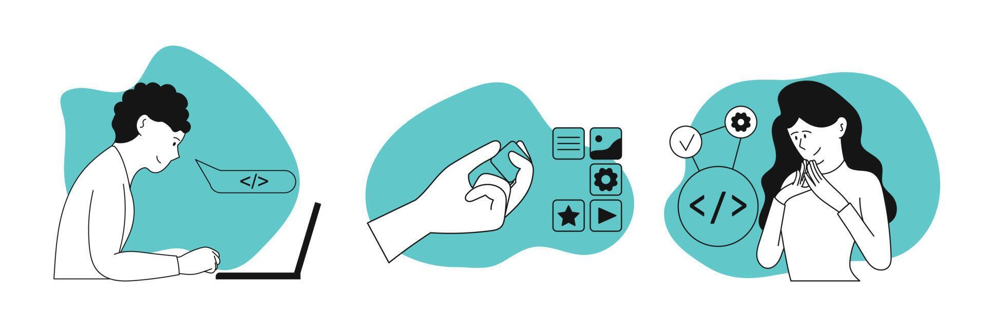 Human Computer Interaction Vector Art, Icons, and Graphics for Free ...