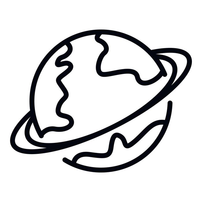 Planet Outline Vector Art, Icons, and Graphics for Free Download